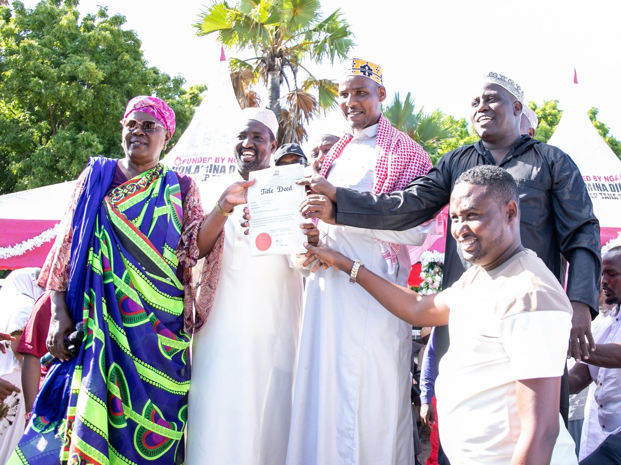 CS Wahome issues Title Deeds in Tana River County’s Kipini Settlement ...